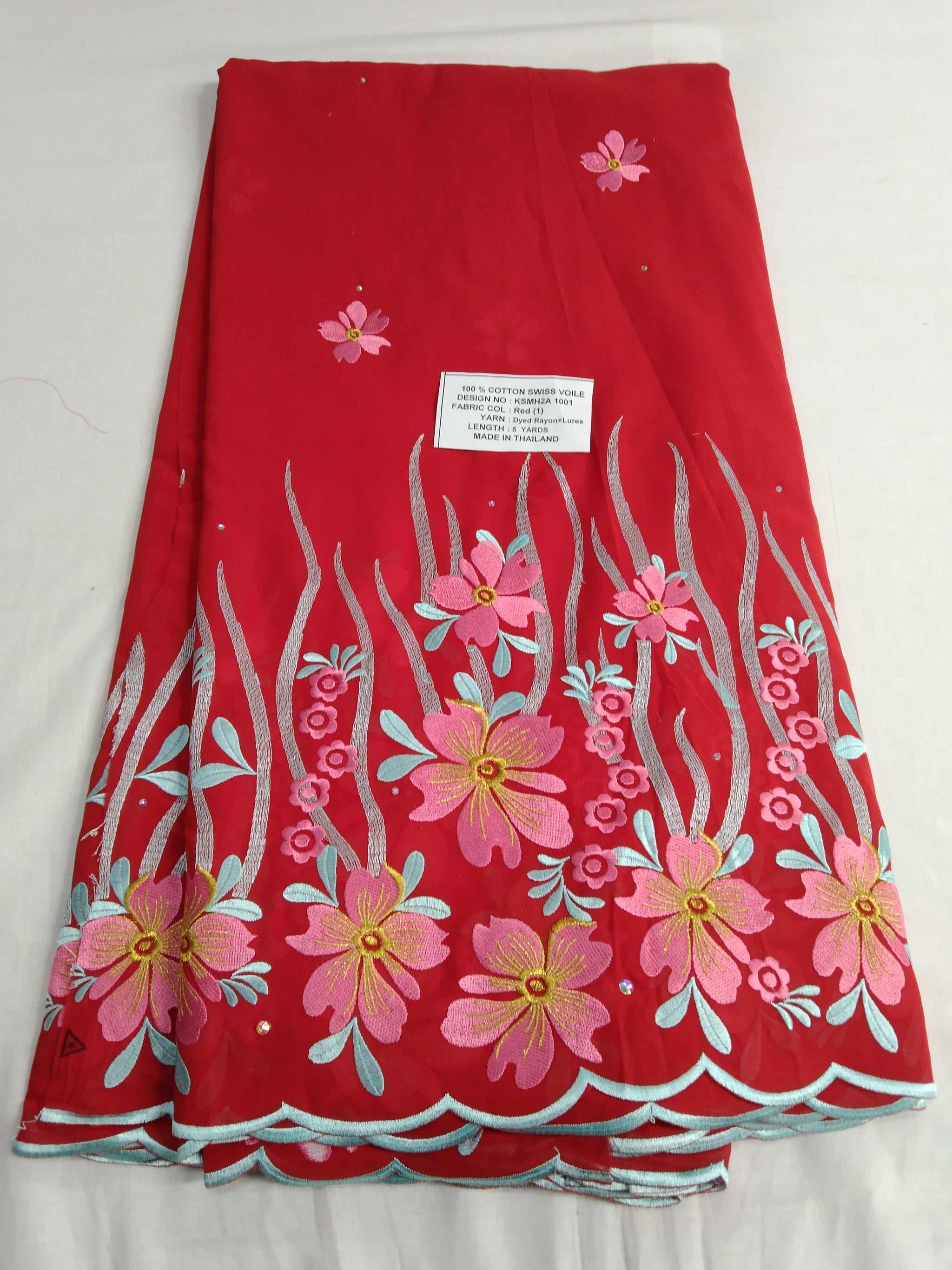 Luxury Swiss Lace Fabrics 100% Cotton Voile KS Perfection