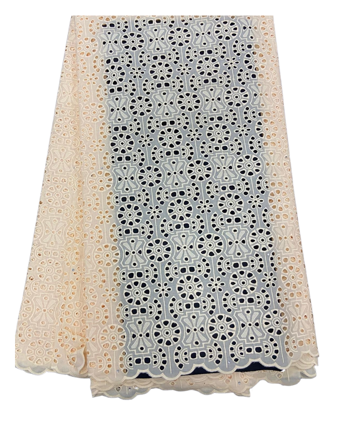 Dry Lace Fabric – 100% Cotton Lace for Stylish Creations | KS Perfection